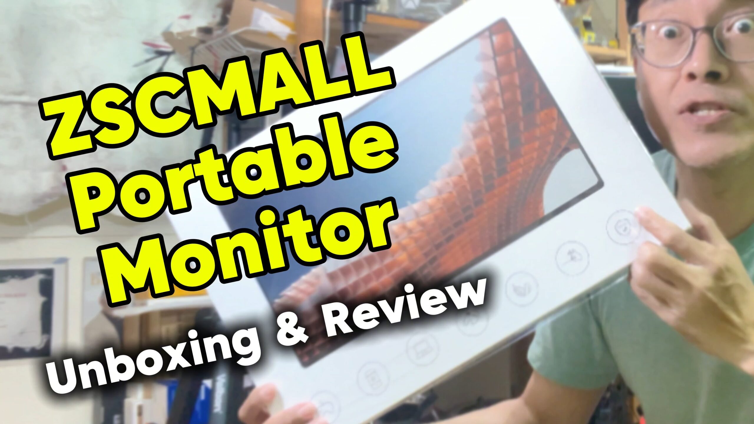 [201]💻 Portable Monitor for Laptops and Phones | ZSCMALL 15.6-Inch Full ...